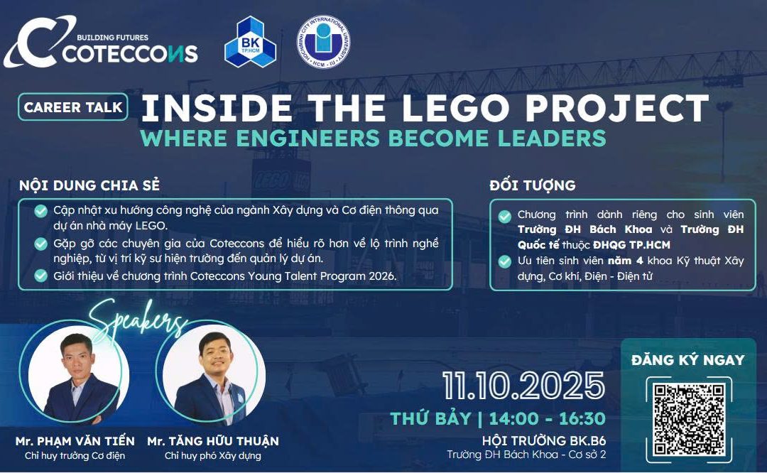 CAREER TALK - INSIDE THE LEGO PROJECT: WHERE ENGINEERS BECOME LEADERS
